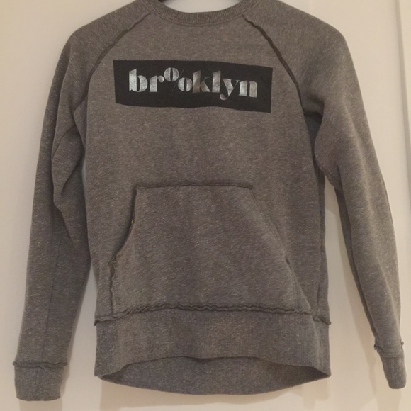 Brooklyn Industries | Tops | Brooklyn Industries Raw Edge Bk Crew Olive ...